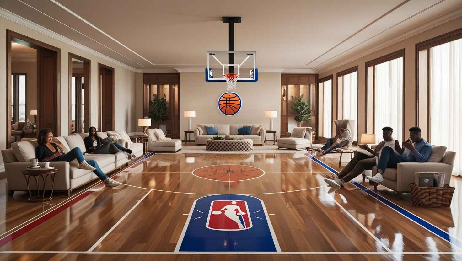 Can You Have an NBA Court Inside Your House? - 121 Sports Live